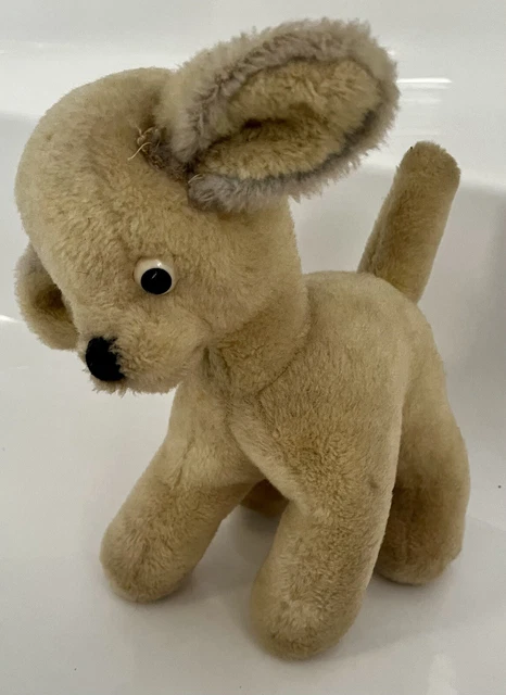 RARE VINTAGE MERRYTHOUGHT Dog / Puppy Dog With Growler. Approx 12” High ...