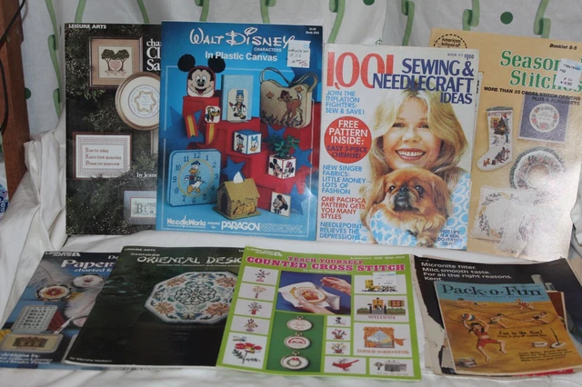 VINTAGE BETTER HOMES & GARDENS Woman's Day Sewing Crafts Magazine Lot ...