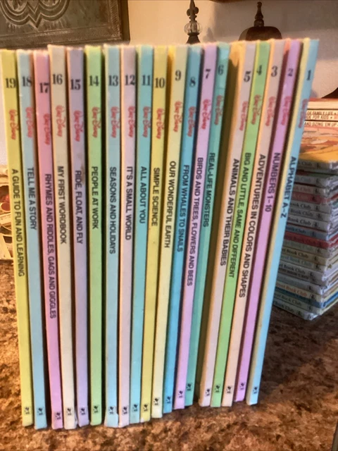 WALT DISNEY FUN to Learn Library 1983, Complete Set of 19 Books £30.33 ...