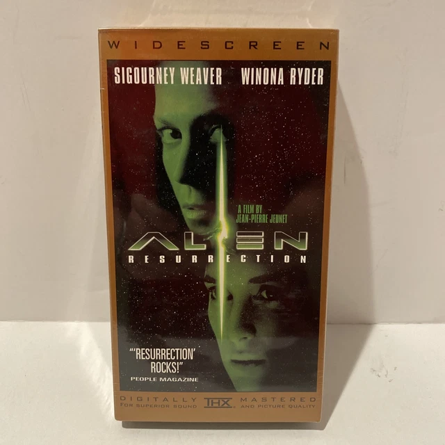 ALIEN RESURRECTION VHS Horror Sci-Fi Sigourney Weaver Winona Ryder ...