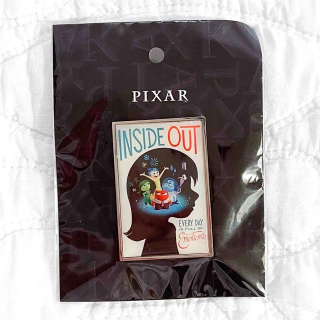 DISNEY PIXAR INSIDE Out Korean Movie Poster Official Metal Enamel Pin ...