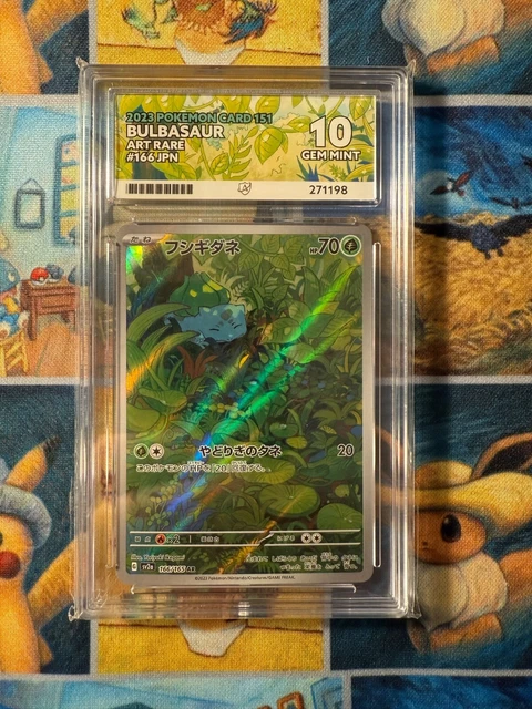 POKEMON TCG CARD Bulbasaur Art Rare 166/165 AR Japanese ACE 10 £55.00 - PicClick UK