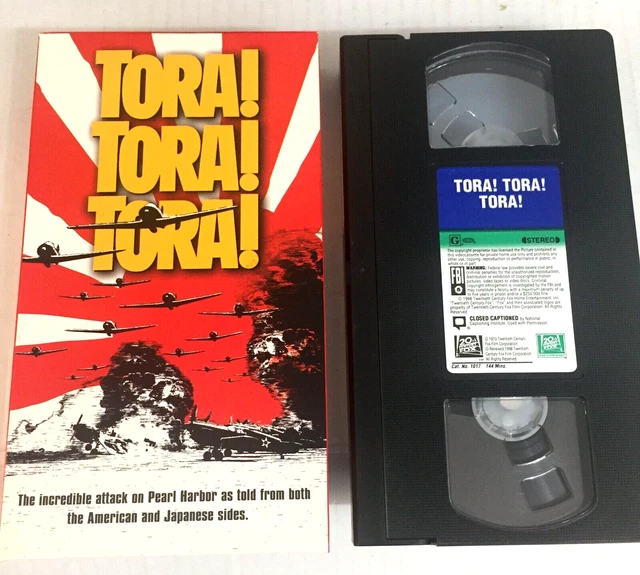 TORA TORA TORA Attack on Pearl Harbor VHS tape Ships Free Same Day With Tracking £9.36 - PicClick UK