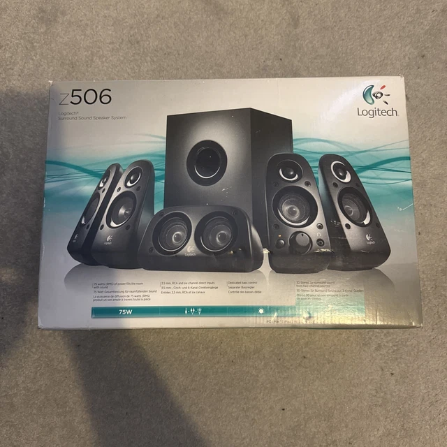 LOGITECH Z506 SURROUND Sound Speaker System £9.99 - PicClick UK