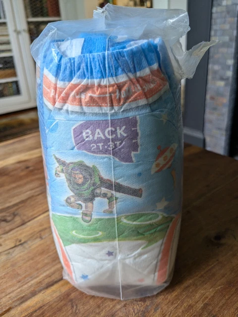 VTG 2010 HUGGIES Disney/Pixar pull up plus toddler diapers 32 count sz ...