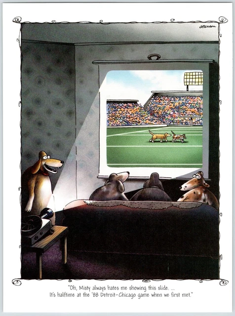 THE FAR SIDE DOG HOME MOVIE Gary Larson 6.75" X 9" Art Page MX52 £2.25 ...
