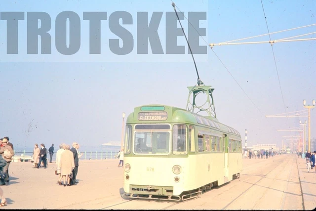 35MM SLIDE BLACKPOOL Transport Single Decker Tram Strassenbahn 678 1971 Original £4.39 - PicClick UK