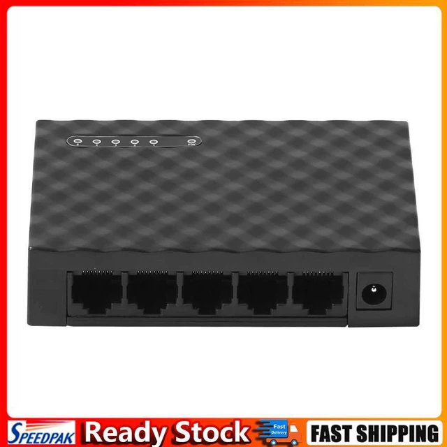 10/100/1000M 5 PORT Gigabit Switch RJ45 Desktop Ethernet Network HUB ...