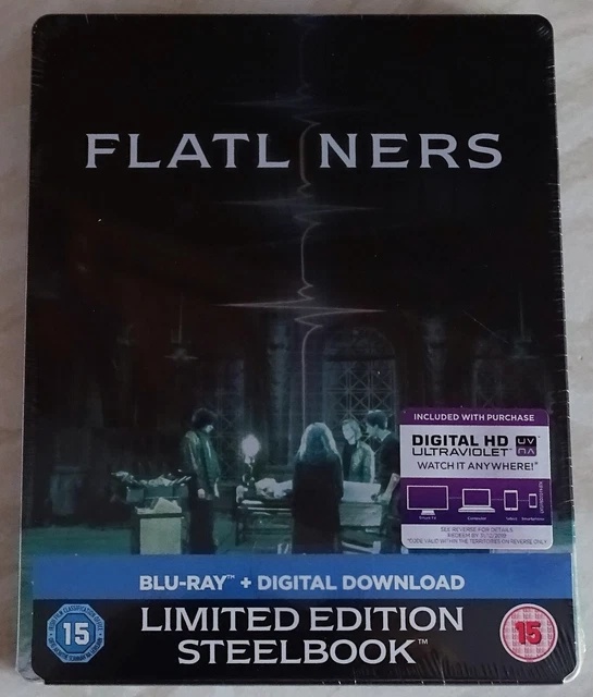 FLATLINERS (1990) - Limited Edition Steelbook Blu Ray - Region Free - Sealed EUR 14,31 - PicClick IT