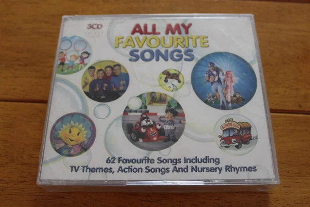 ALL MY FAVOURITE Songs 3CD Kids TV Themes Nursery Rhymes Action Songs ...