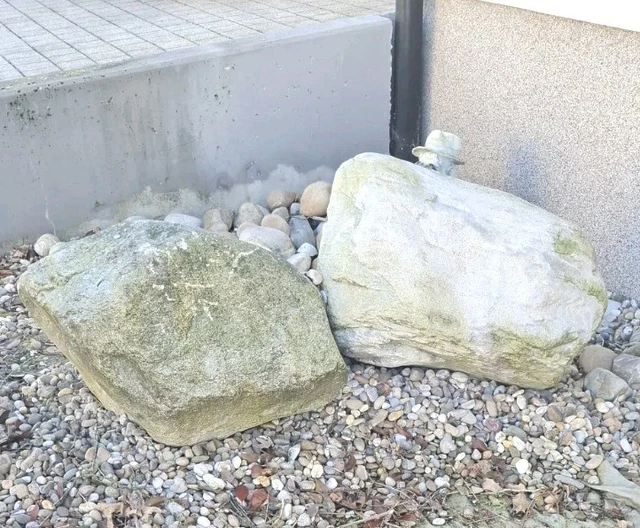 FINDLINGE NATURSTEINE 3 große Steine 80cm auf 90cm,3 kleine Steine 50cm ...