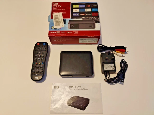 WESTERN DIGITAL TV LIVE - HD MEDIA PLAYER (Includes original box ...