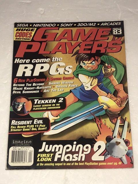 GAME PLAYERS MAGAZINE 1996 April Rpg Beyond The Beyond Sega Nintendo ...