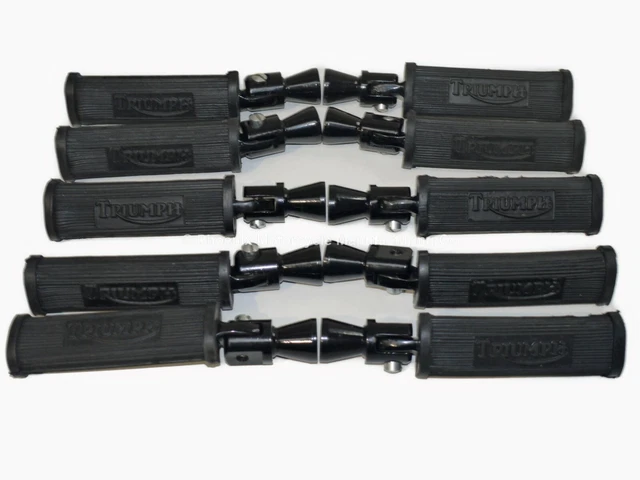 5 X TRIUMPH FOLDING PILLION FOOTREST (82-9369) - MULTIBUY - UK SUPPLIED ...