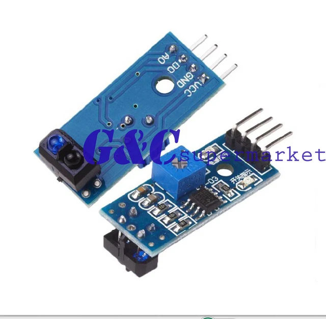 INFRARED REFLECTIVE PHOTOELECTRIC Switch IR Barrier Line Track sensor ...