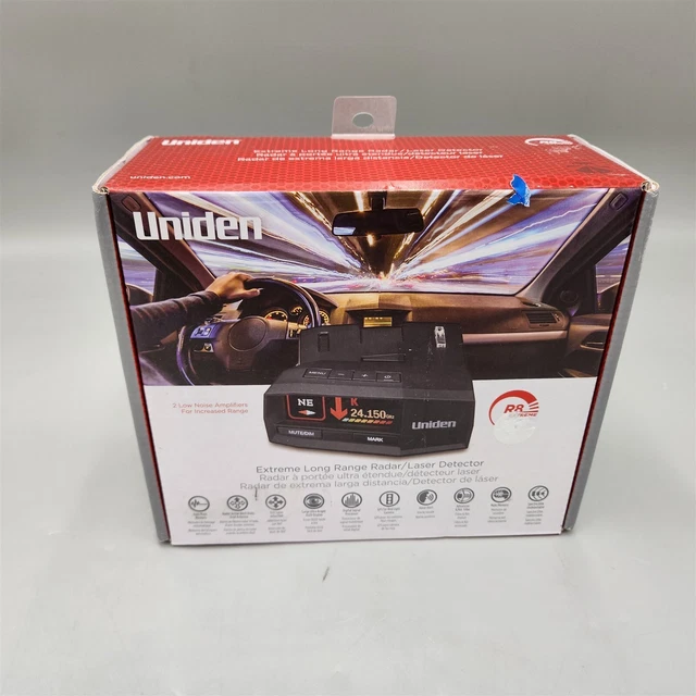 UNIDEN R8 EXTREME Long-Range Radar/Laser Detector, Dual-Antennas EUR ...