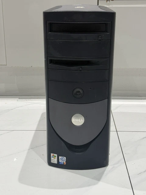 RETRO VINTAGE DELL Optiplex GX260 Desktop PC Intel Pentium 4 Win 7 Pro ...