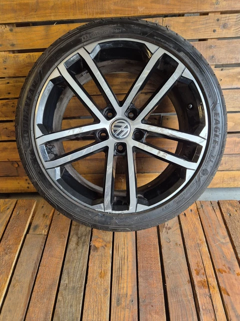 18& VW GOLF Mk7 Gtd Nogaro Alloy Wheel Tyre Rim Black 5G0601025A0 29(6 ...