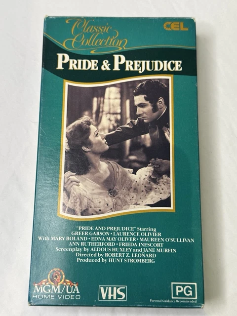 PRIDE & PREJUDICE (1940) VHS Laurence Olivier CEL Classic Collection ...