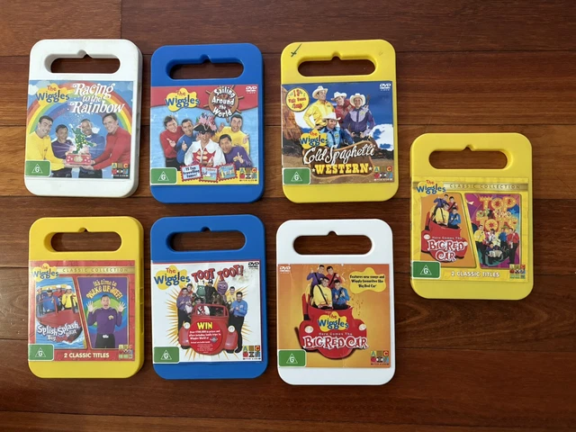 THE WIGGLES DVD Original Cast x 7 Bundle Bulk Lot ABC (with Yellow Greg ...