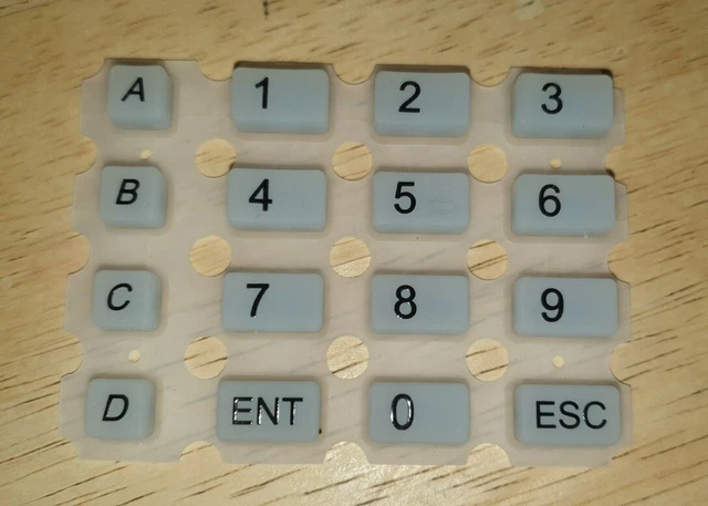 MENVIER INTRUDER ALARM Remote Keypad, keys only TS690, 700, 790, 900 ...