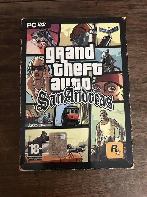 GTA SAN ANDREAS Grand Theft Auto Cofanetto Prima Stampa Rockstar ...