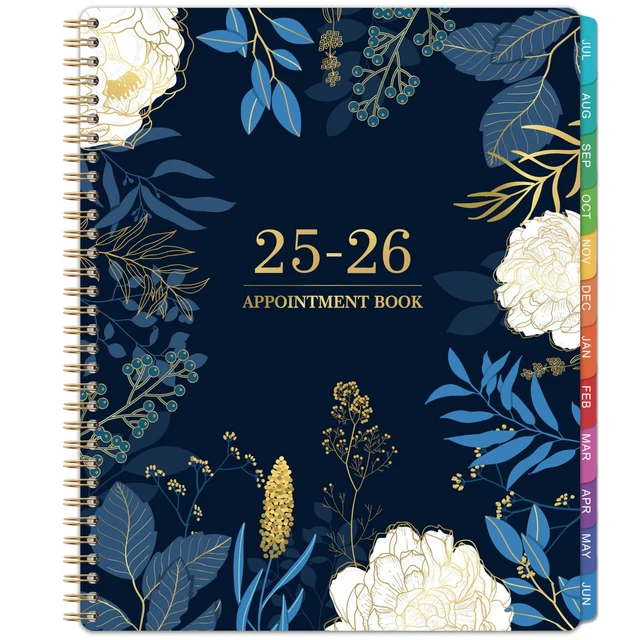 2025-2026 APPOINTMENT BOOK - Weekly Appointment Book 2025-2026, Jul ...