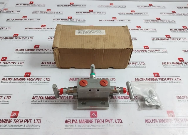 EXCELOCK E306 DM Three Valve Manifold 1/2" NPT (F) X Flg -6000 PSI 7461 ...