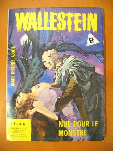 WALLESTEIN: NUE POUR le monstre. Elvifrance Terreur N° 4 du 06/1977 EUR 2,99 - PicClick FR