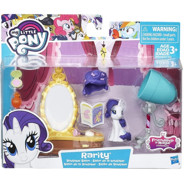 MY LITTLE PONY Friendship is Magic Boutique Salon Hasbro Rarity New ...