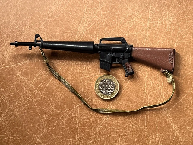 ACTION MAN GREEN Beret M16 Rifle In Very Good Condition £2.00 - PicClick UK