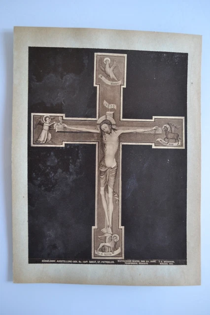 ANCIENNE PHOTO ALBUMINE vers 1880 de tableau ancien Ecole de Westphalie EUR 9,90 - PicClick FR