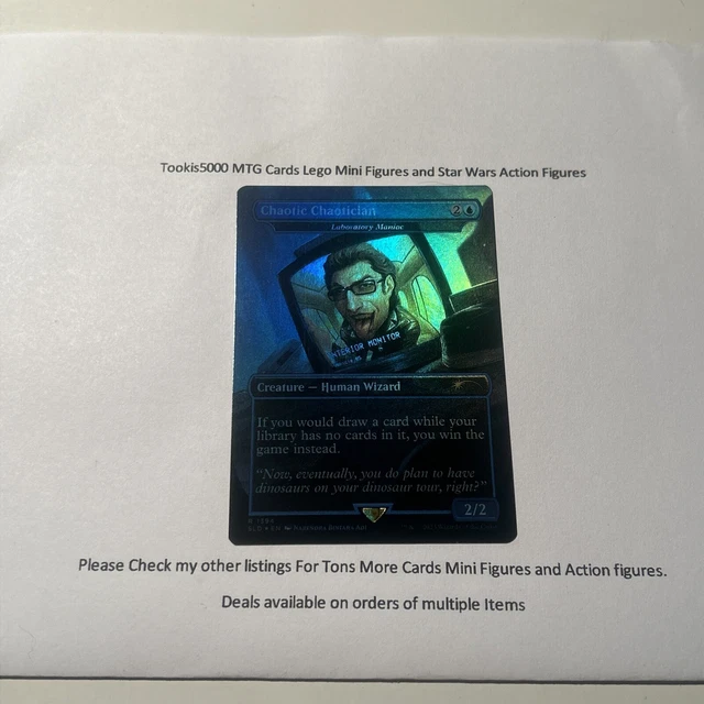 CHAOTIC CHAOTICIAN LABORATORY Maniac Rainbow Foil Secret Lair Drop ...