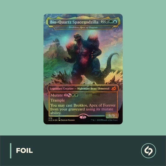 MTG | BIO-QUARTZ Spacegodzilla | IKORIA | FOIL | SHOWCASE | NM | EN EUR ...