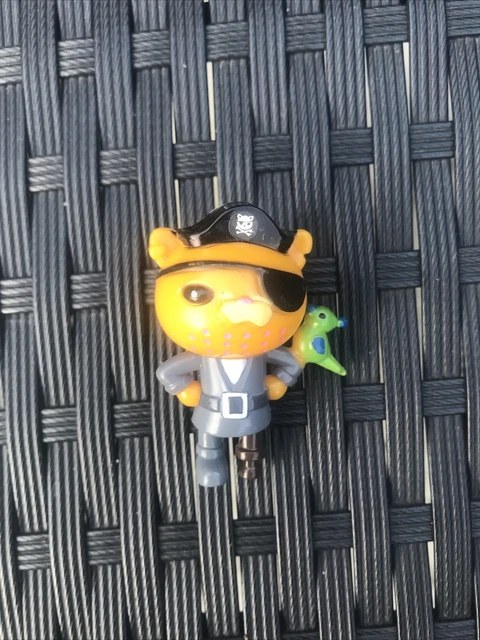 OCTONAUTS CALICO JACK Kwazii’s Cousin/ Family Toy Figure Pirate Parrot ...
