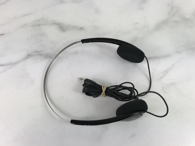 VINTAGE SONY MDR-006 Walkman Discman Stereo Metal Headphones Foam Pads ...