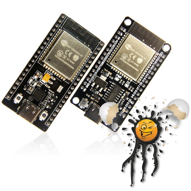 ESP32 WROOM32 USB-C ESP32-DevKitC 32Mb/4MB 30 38 Pin Development Board ...
