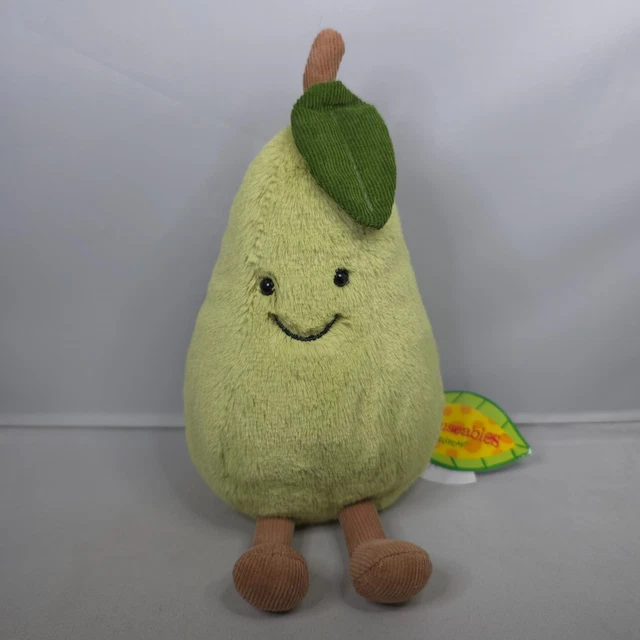 BNWT JELLYCAT - Amuseable Pear - Small Plush Soft Toy 8" Rare Original ...