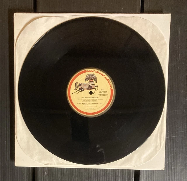 GEORGE HARRISON WHEN We Was Fab 12” Promo Single M! $25.00 - PicClick