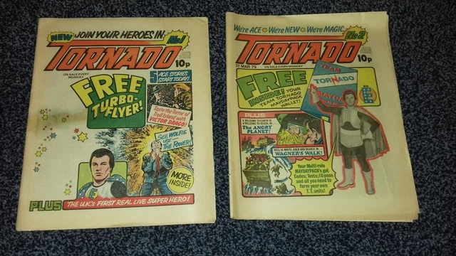 TORNADO COMIC - 1st and 2nd issues 1979 - No free gifts. £15.00 ...