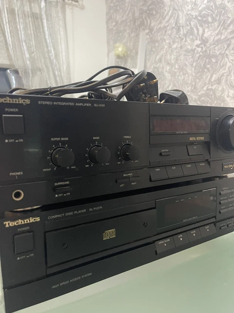 TECHNICS AMPLIFIER WITH technics cd player £28.00 - PicClick UK