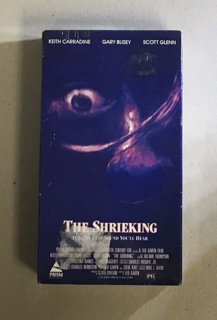 THE SHRIEKING VHS Tape 1973 Sealed Keith Carradine Gary Busey Scott ...