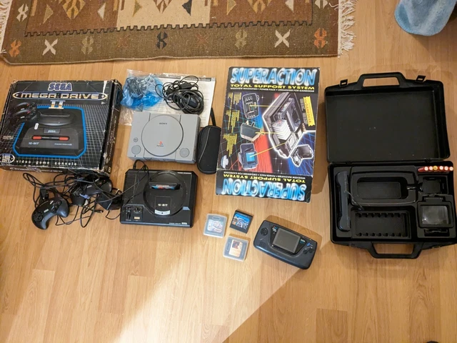 RETRO GAMING CONSOLE Bundle Ps1 Megadrive Game Gear Untested £60.00 ...