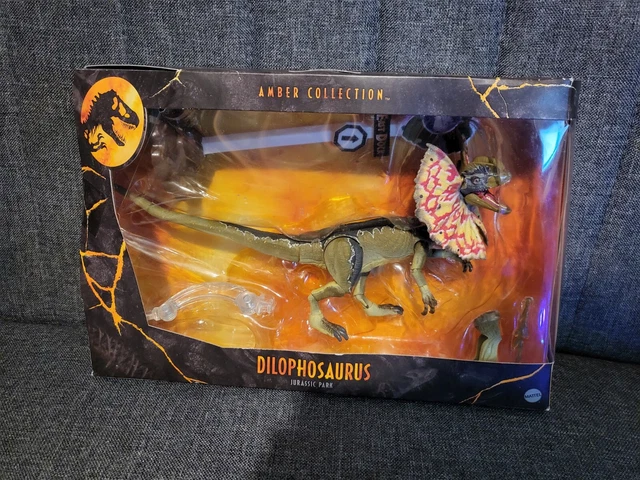 JURASSIC WORLD AMBER Collection Dilophosaurus - Boxed and Complete £59. ...