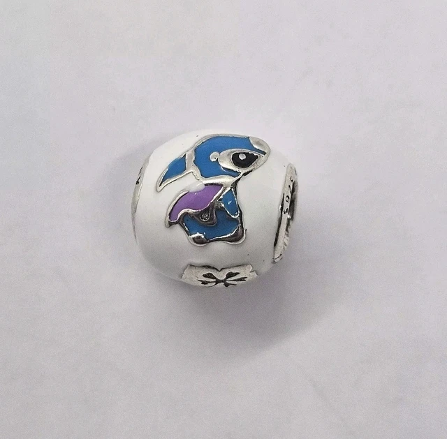 PANDORA X DISNEY Lilo & Stitch Ohana Bead Charm - Silver 925 ALE £19.00 ...