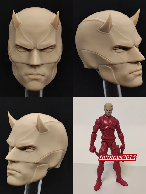 FIGURINE ARTICULÉE HOMME Daredevil Ben Affleck 1:12 non peinte pour corps articulée homme 6' EUR ...