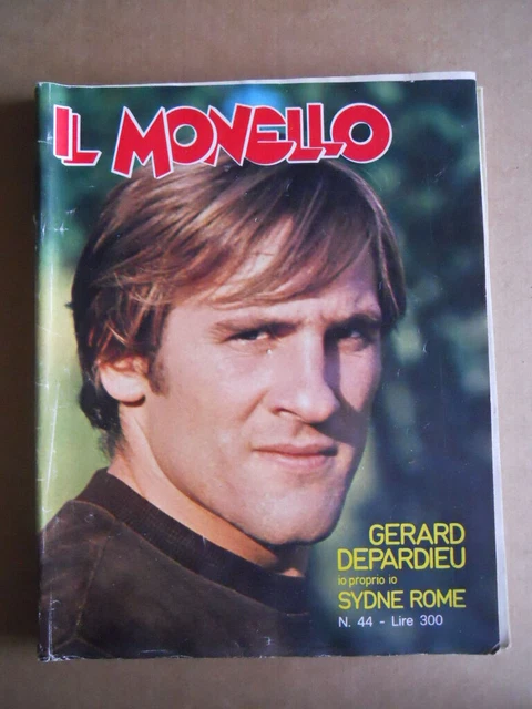 MONELLO N 44 1976 Gerard Depardieu Inserto Sydne Rome [G547] EUR 9,15 ...