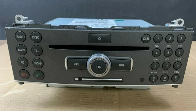 MERCEDES-BENZ W204 C-CLASS Cd-Radio Comand Satnav Head Unit High US ...