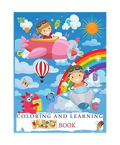 COLORING AND LEARNING ABC Book: Wonderful Alphabet Coloring Book For ...