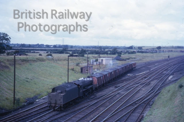35MM SLIDE BRITISH Railways BR Steam Loco 44989 Class 5MT at Kingmoor ...